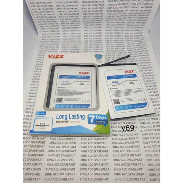Jual BATERAI BATRE BATERE BATTERY VIVO Y69 B-C8 BC8 VIZZ DOUBLE POWER ...