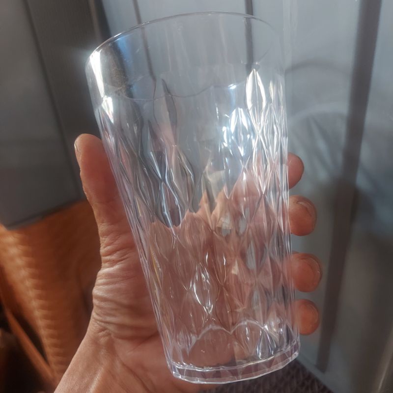 Jual Gelas mutiara plastik mika akrilik 500ml bahan tebal/gelas minum ...