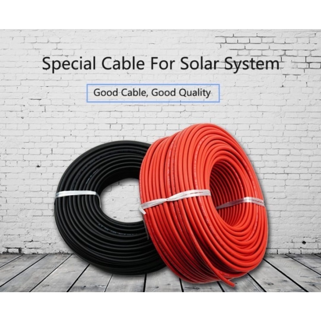 Jual Kabel Solar Panel Kabel Panel Surya Kabel PV 1F 2.5mm per meter | Shopee Indonesia