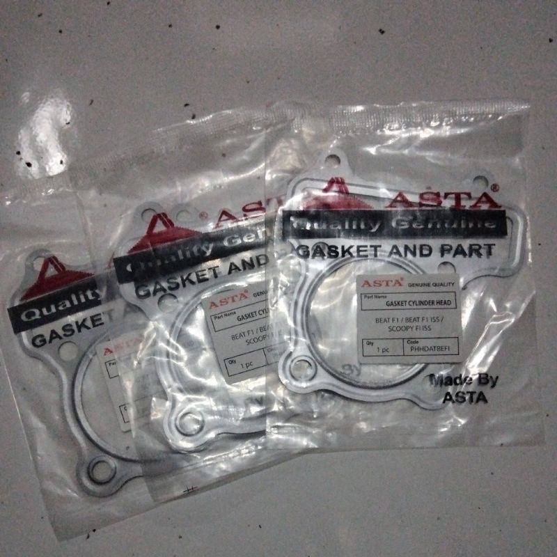 Jual Isi 3 5 Paking Gasket Cylinder Head Cop Atas BEAT FI SCOOPY ESP ...