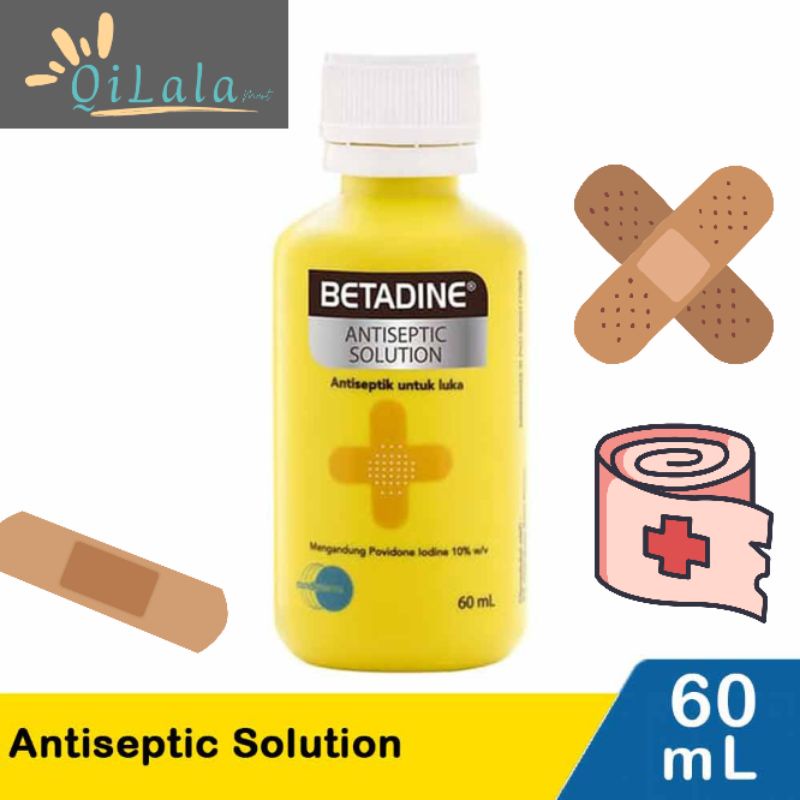 Jual Betadine Antiseptic Solution 60ml / Obat Luka | Shopee Indonesia