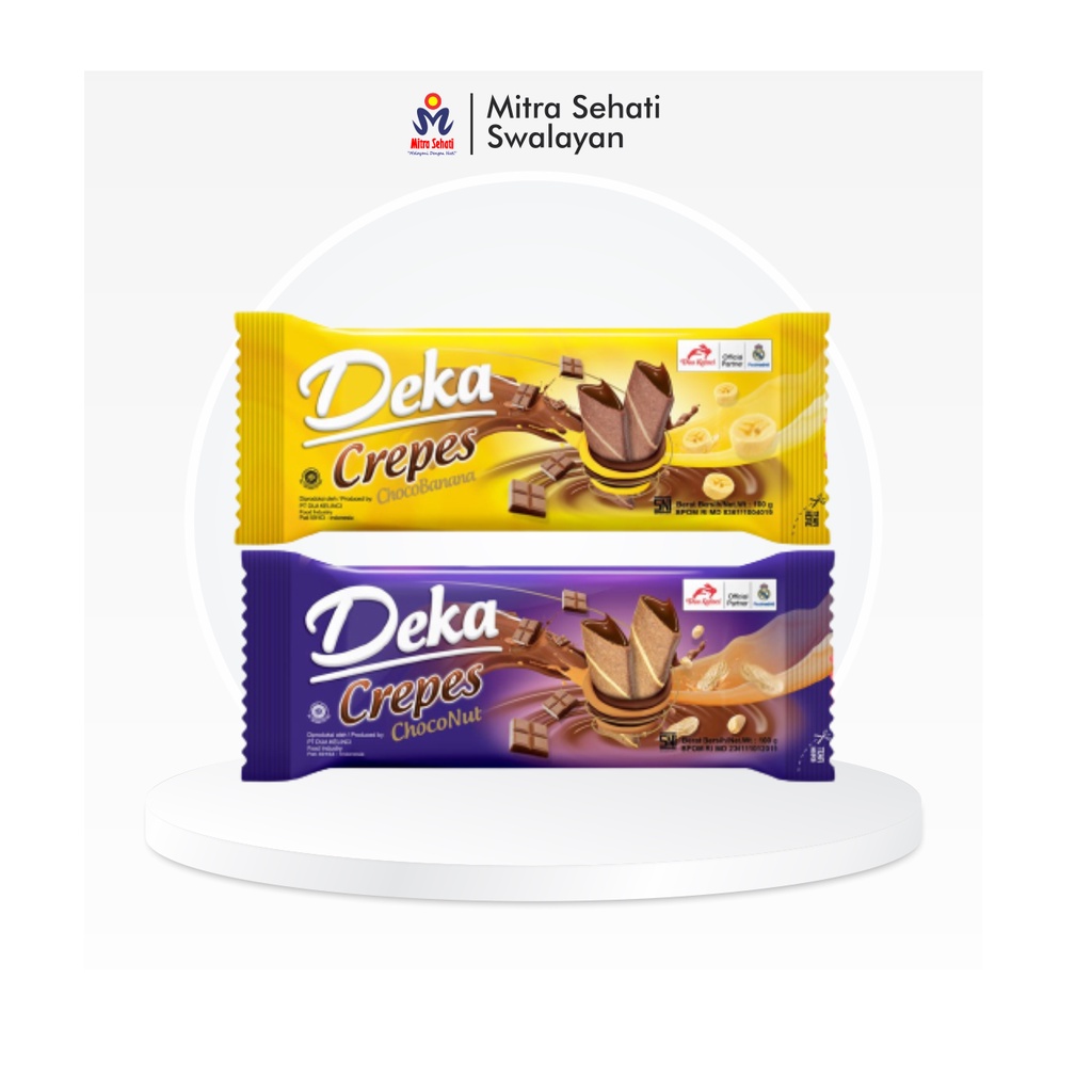 Jual DEKA CREPES CHOCO BANANA, COCONUT 90gr - Mitra Sehati Swalayan ...