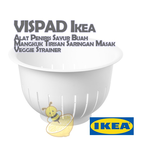 Jual Alat Peniris Sayur Buah Vispad Ikea Mangkuk Tirisan Saringan Masak ...