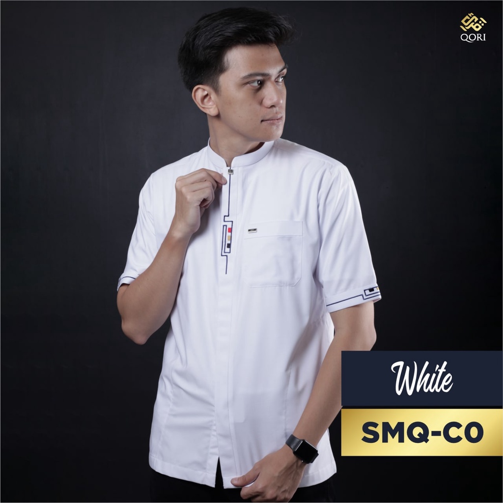 Jual Qori Apparel Signature Miqdad bin Amr Baju Koko Casual (Lengan ...