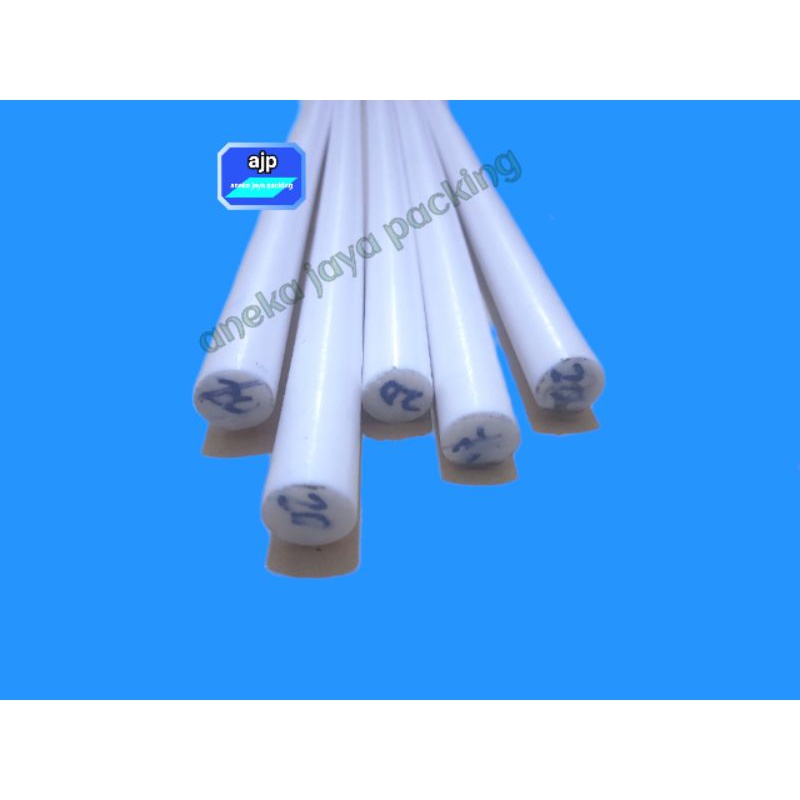 Jual teflon putih rod 20mm x 25cm as ptfe putih batangan | Shopee Indonesia