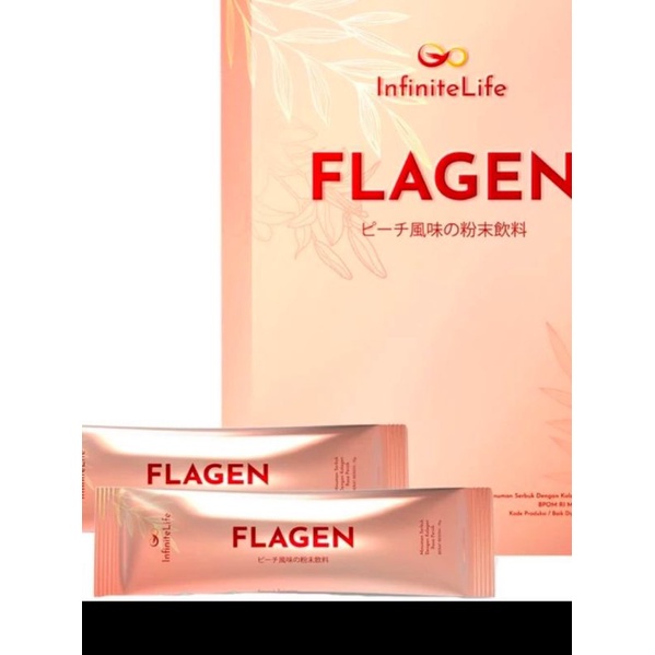 Jual Flagen infinite life overy peptide isi 12sachet | Shopee Indonesia