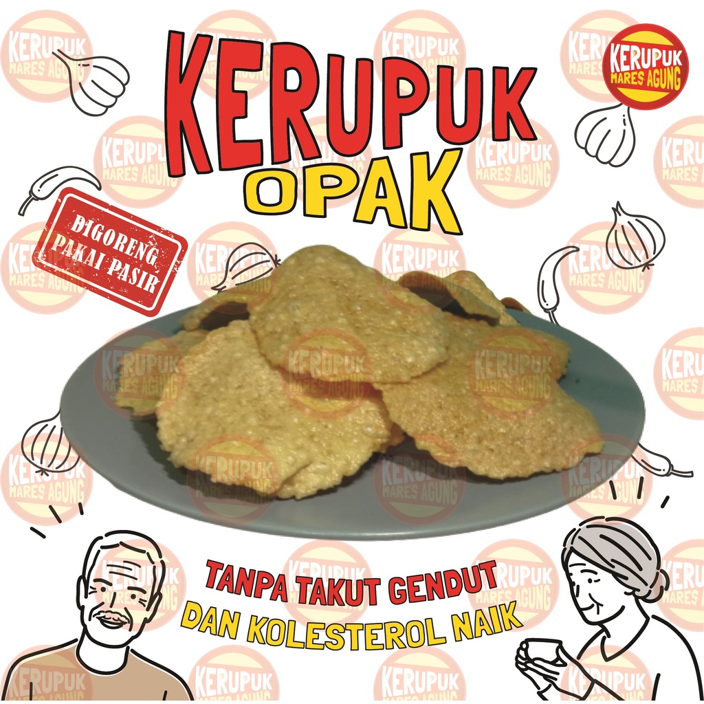 Jual Kerupuk Opak / Opak / Kerupuk Melarat / Kerupuk Opak Singkong ...