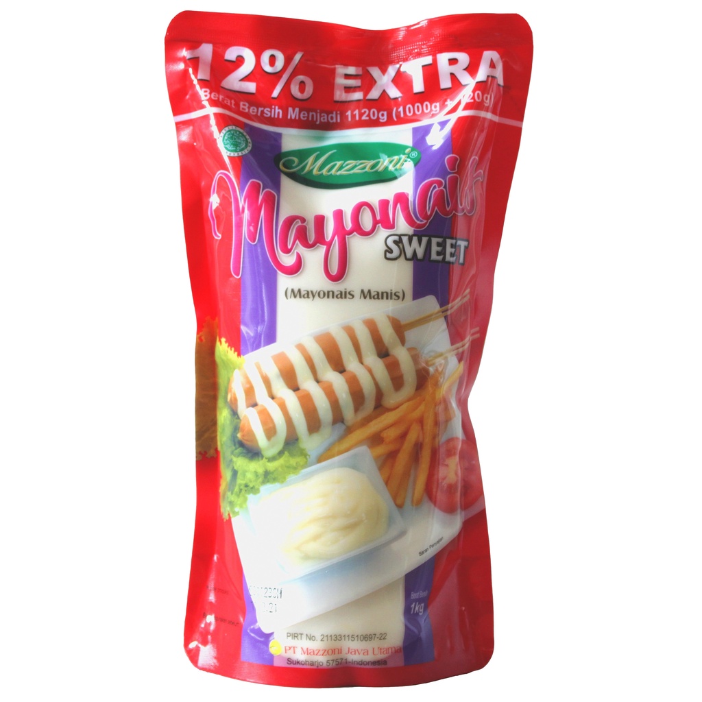 Jual Mazzoni Mayonaise Manis 1 Kg – Sweet Mayonnaise 1Kg | Shopee Indonesia