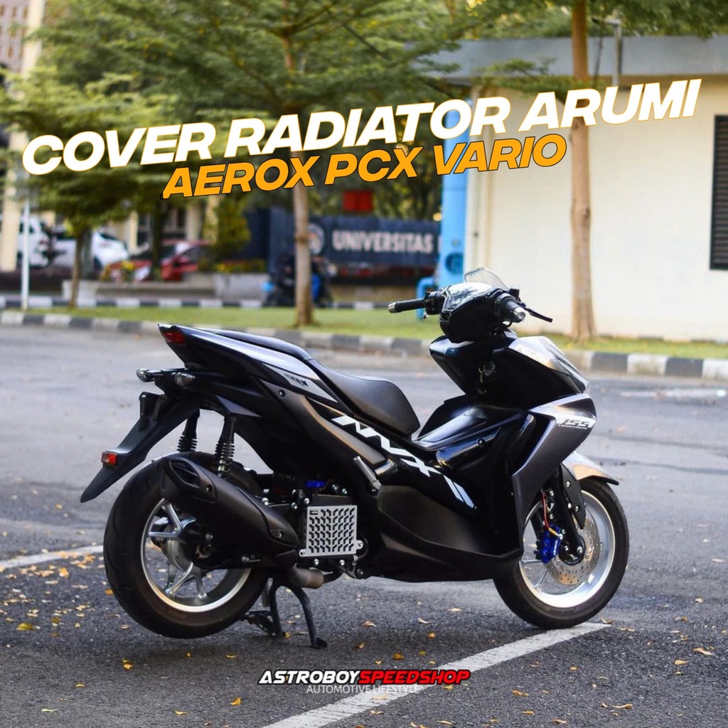 Jual COVER RADIATOR ARUMI CNC AEROX NEW AEORX OLD VARIO 150 NMAX LEXY ...