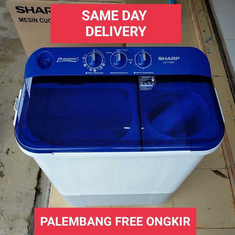 Jual MESIN CUCI SHARP 2 TABUNG SHARP EST 75 NT EST 75NT EST75NT 7KG 7 ...