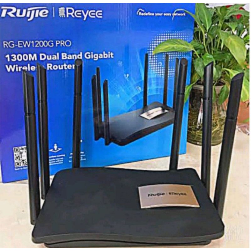 Jual Ruijie Reyee RG-EW1200G-PRO 1300M Wireless Router bisa Wifi tanpa ...