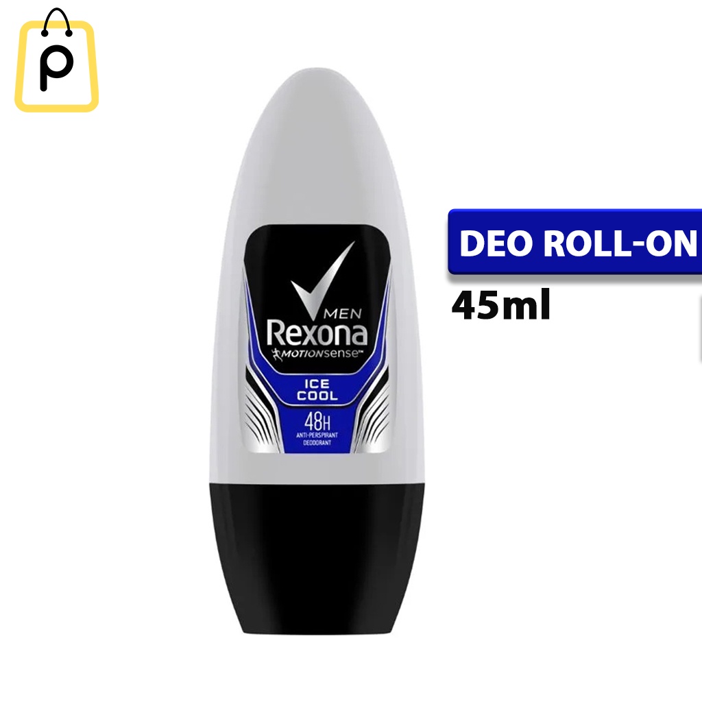 Jual Rexona Men Deodorant Roll On Ice Cool 45mL - Antiperspirant Deodorant Deodoran Deodorant ...