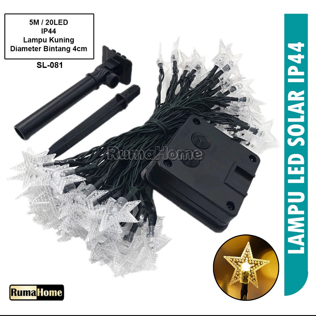 Jual Lampu tenaga surya untuk taman, jalan, dekorasi cafe, lampu kamar ...