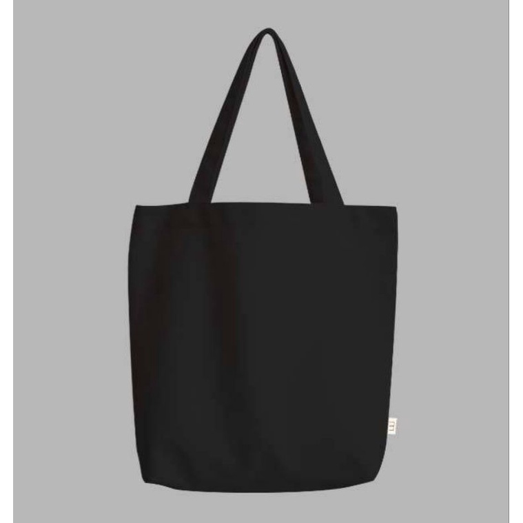 Jual FRESHY Tote Bag Semi Canvas Polos Resleting Messy | Shopee Indonesia