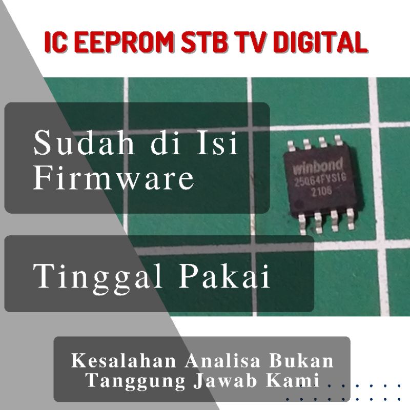 Jual IC Eeprom STB Tv Digital Semua Merk Plus Isi Firmware, Tinggal Pakai | Shopee Indonesia
