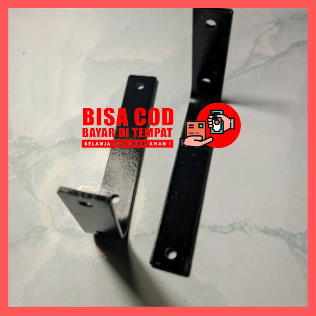 Jual bracket besi penyangga ambalan rak tempel dinding - Breacket siku ...