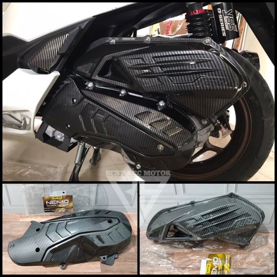 Jual cover cvt dan filter karbon NEW ADV 160 NEW PCX 160 | Shopee Indonesia