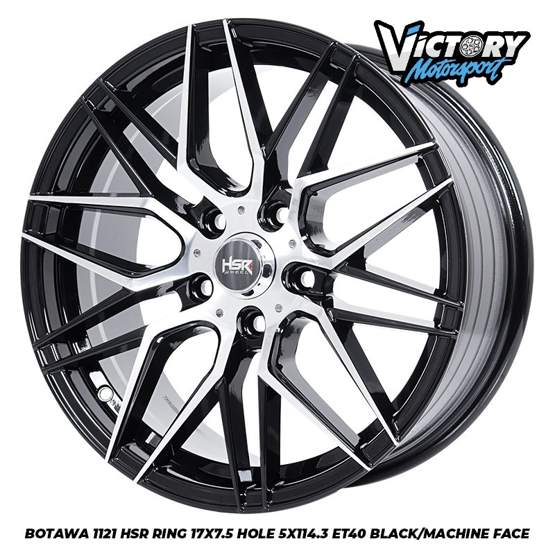 Jual VELG MOBIL RACING RING 17 HSR BOTAWA LOBANG 5 PELEK ERTIGA INNOVA TERIOS XPANDER HRV JUKE ...