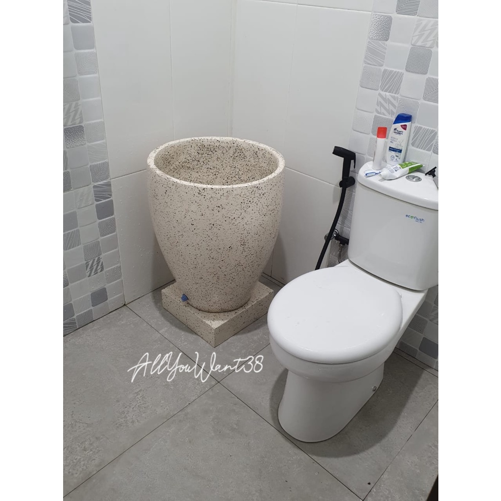 Jual Bak Mandi Teraso 70 x 50 - Gentong Teraso - FREE ONGKIR - COD ...