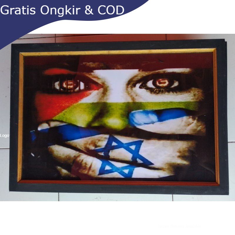 Jual Poster plus bingkai free gaza palestina ukuran 53×35 | Shopee ...