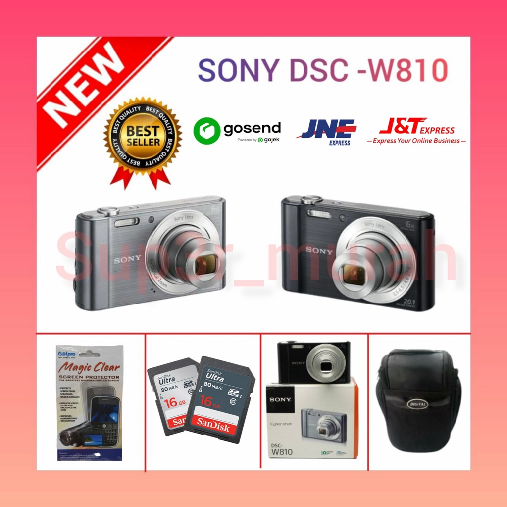 Jual POCKET SONY DSC - W810 BERGARANSI | Shopee Indonesia