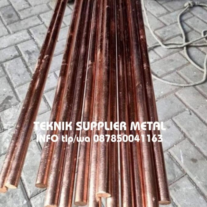 Jual Copper Rod 5/8 Inch Full 16Mm 4 Meter ( Ground, Grounding Tembaga ...