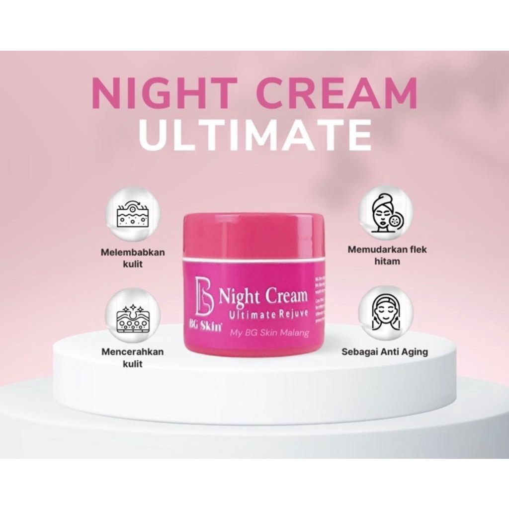 Jual OBAT FLEK / NIGHT ULTIMATE REJUVE BG SKIN ORIGINAL / KRIM MALAM ...