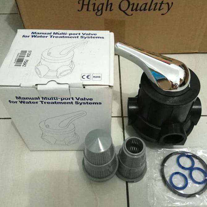 Jual Kepala Tabung FRP 3 way / 3 Way Valve Filter AIr | Shopee Indonesia