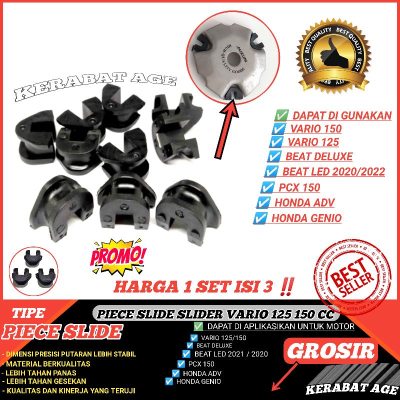 Jual SLIDER PIECE SLIDE PIECE VARIO 125 / 150 HONDA PCX CBU 150 PCX ...