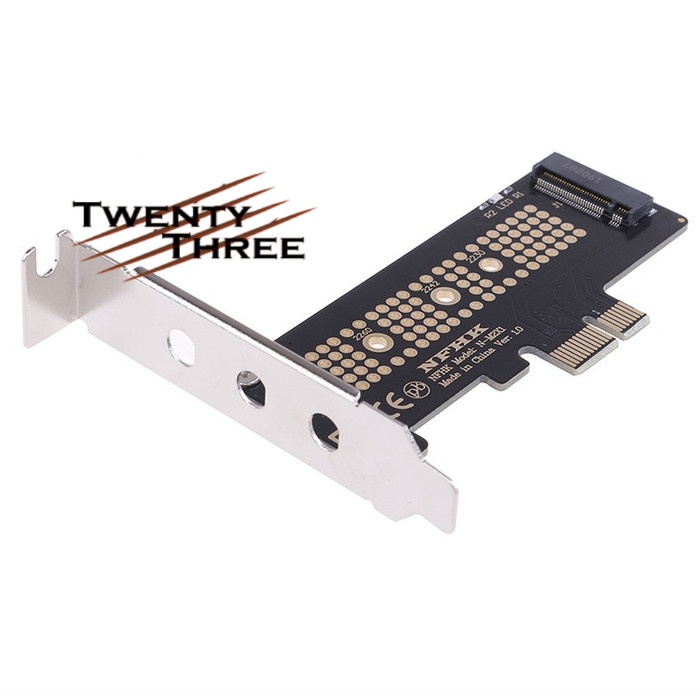 Jual Ssd Adapter Ssd M.2 Nvme M Key To Pcie X1 With Bracket Pci-E Pci ...
