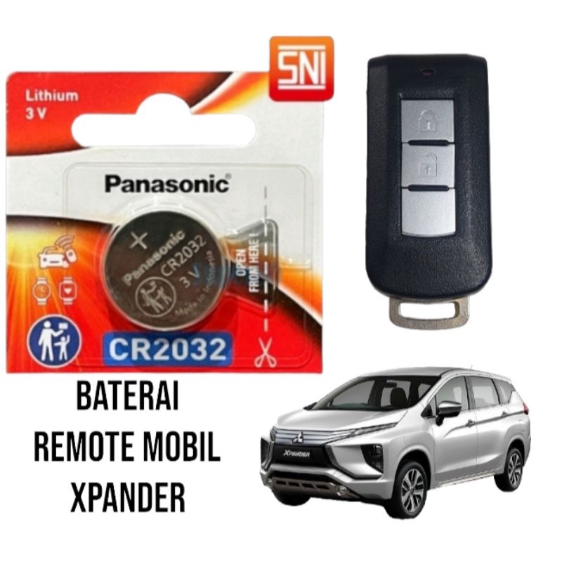 Jual Baterai Remote Mobil XPANDER Mitsubishi/ Baterai Panasonic CR2032 ...