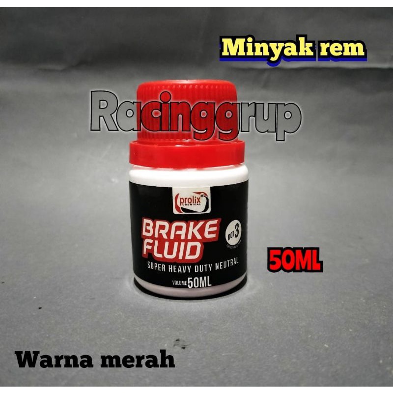 Jual minyak rem/oli rem motor jumbo dot 3 isi 50ml Brake fluid | Shopee ...