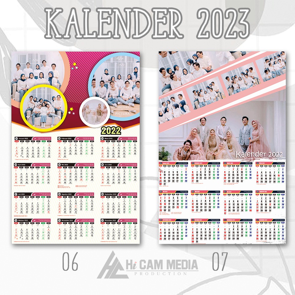 Jual Kalender 2024 costum / kalender custom / kalender foto sendiri ...