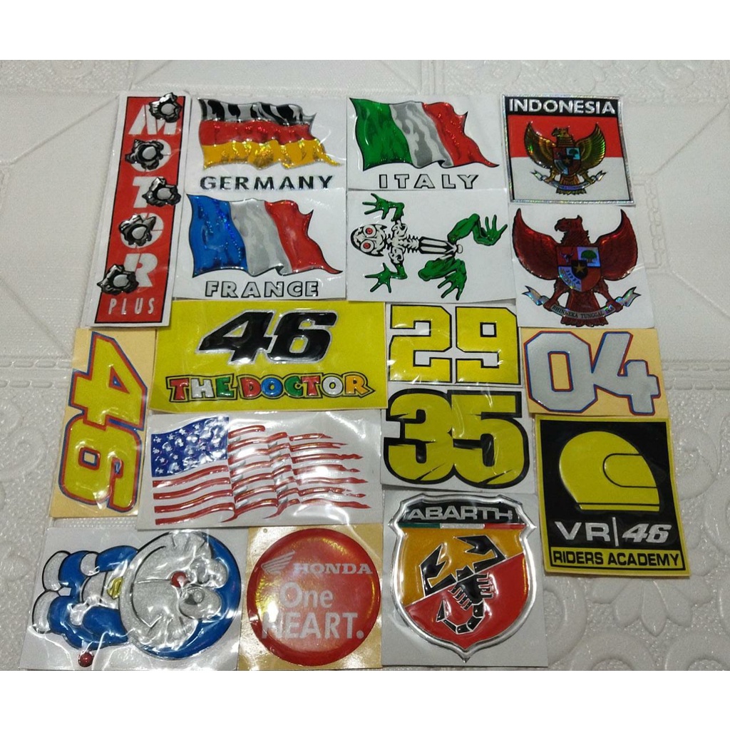 Jual STICKER TIMBUL | STIKER LOGO SPONSOR MOBIL MOTOR | STIKER DROP LIS ...
