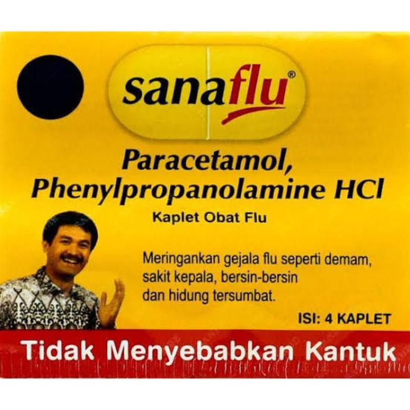 Jual Sanaflu Strip 4 Tablet | Obat Flu | Obat Demam | Shopee Indonesia