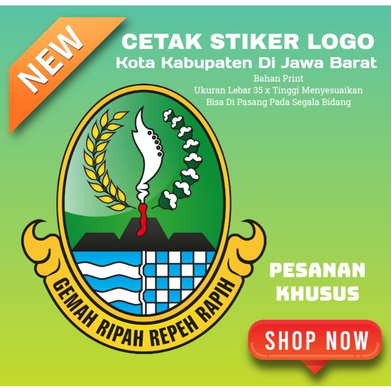 Jual STIKER LOGO KOTA KABUPATEN DI INDONESIA | Shopee Indonesia