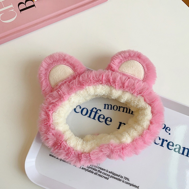 Jual COD ️Bando Lotso Karakter Telinga Bear Lucu Korea Beruang Stroberi ...