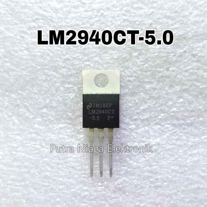 Jual ic LM2940CT-5.0 TO-220 LM2940 5V Regulator 5Volt putr4n14 Ayo Beli | Shopee Indonesia