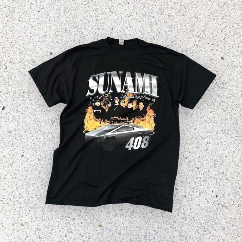 Jual OFFICIAL MERCH BAND Sunami - California Heat Tour | Shopee Indonesia