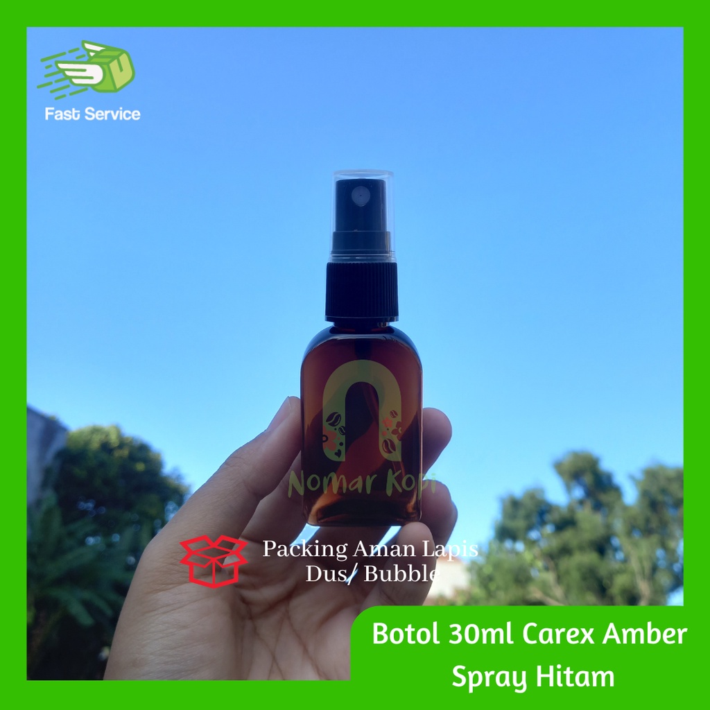 Jual BOTOL AMBER 60ML SPRAY PET TEBAL PET TEBAL HANDSANITIZER PARFUME ...