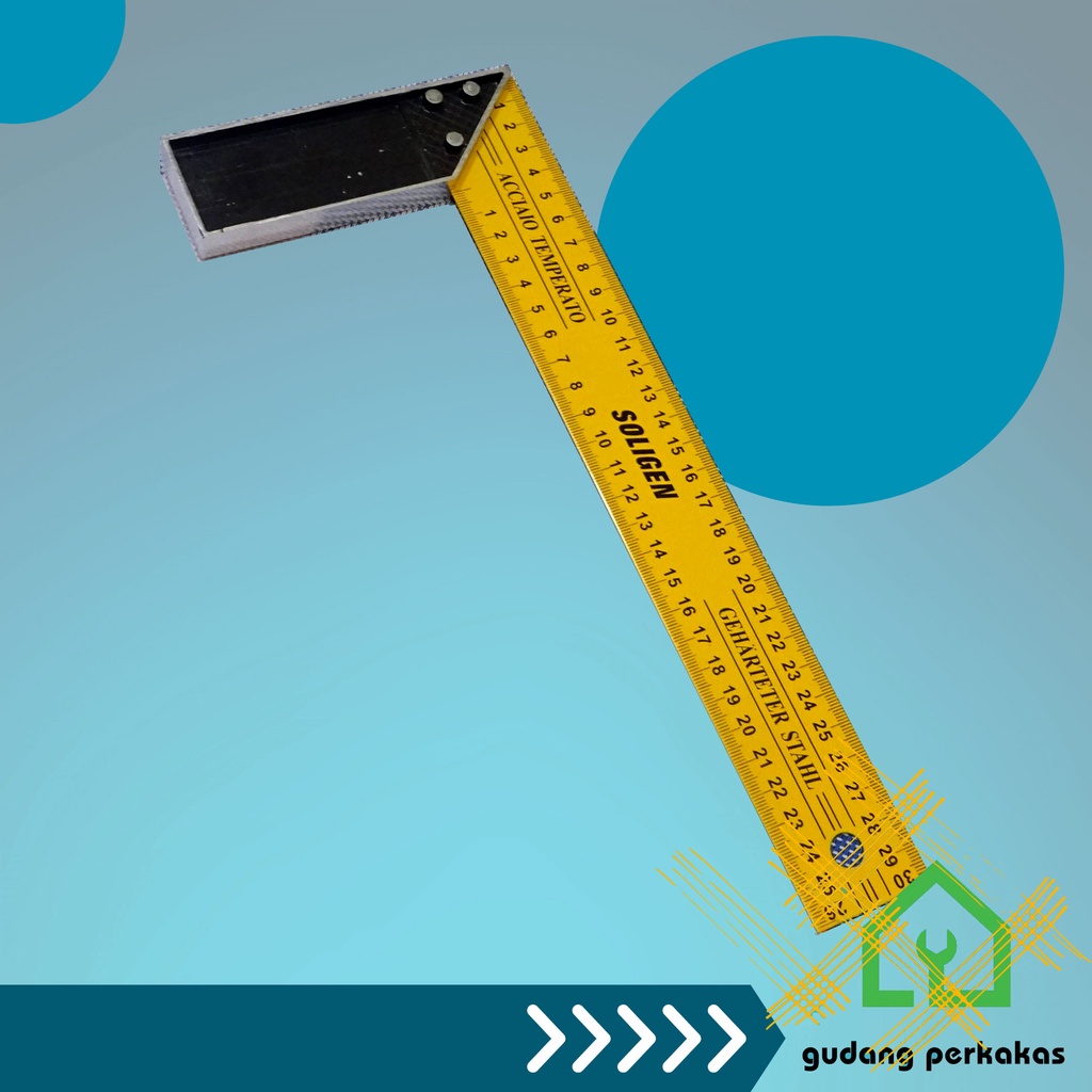 Jual Siku Meter Soligen 12 In -Pengaris Siku - Siku Tukang Bangunan ...