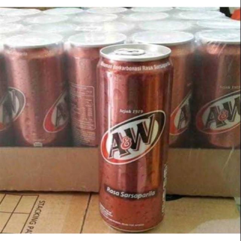 Jual A&W Sarsaparila AW Rootbeer Minuman imlek kaleng hampers cny ...