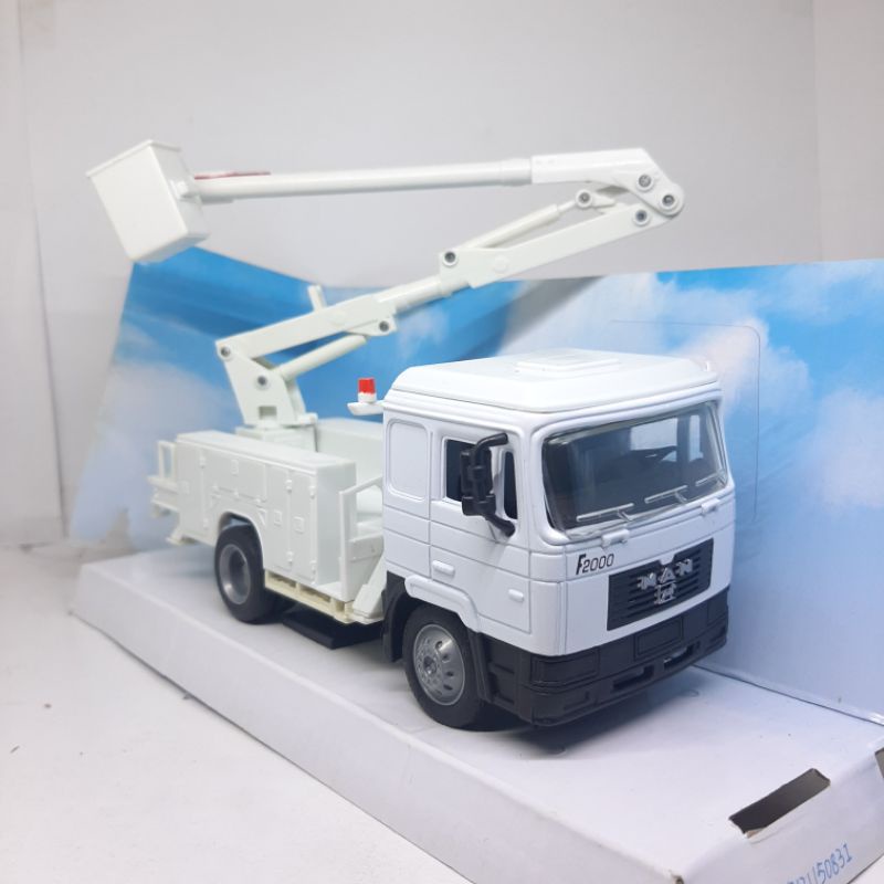 Jual Diecast Miniatur Truck MAN F2000 HIGH REACH PLATFORM CHERRY PICKER MODEL TRUCK LORRY NEW ...