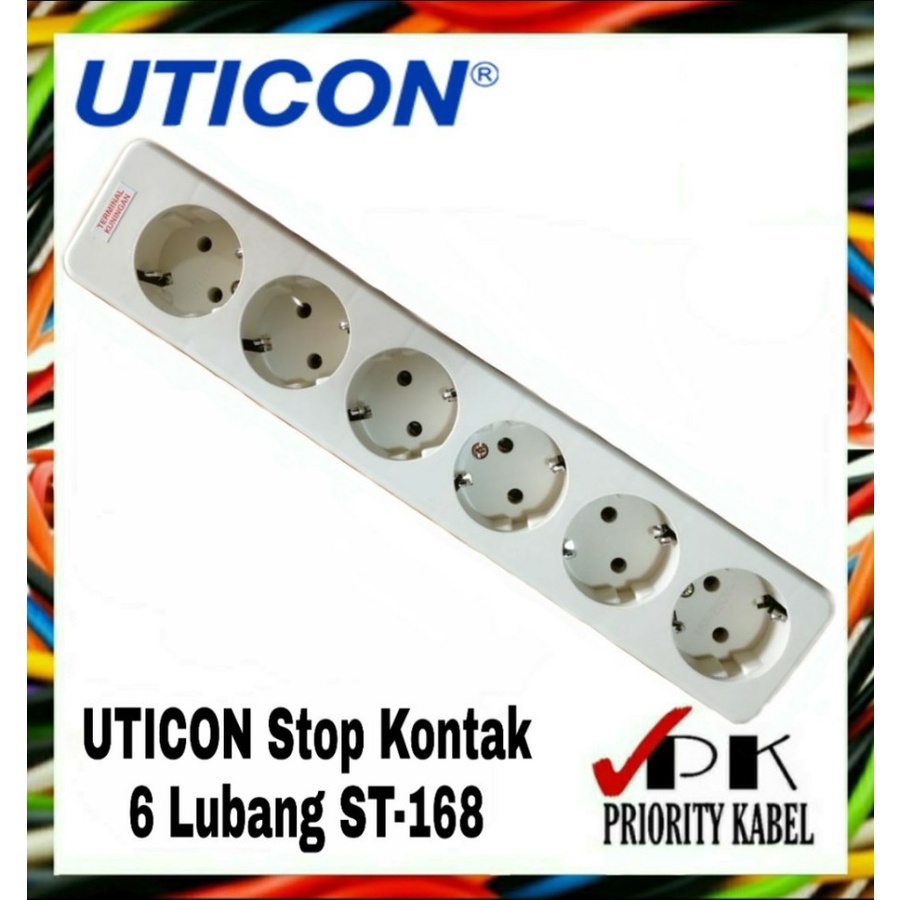 Jual UTICON Stop Kontak Arde 1 - 6 Lubang | Shopee Indonesia