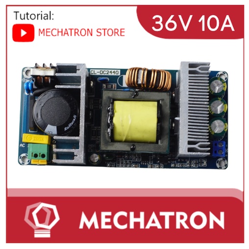 Jual Power Supply Switching 36V 10A Adaptor AC-DC PSU SMPS Module 36 ...