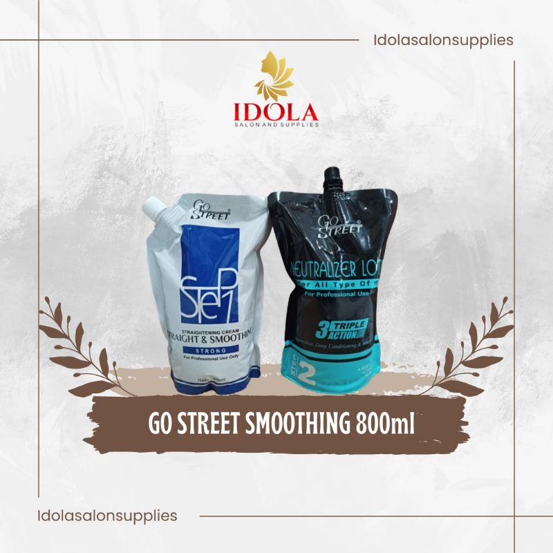 Jual Go Street Straightening Cream/ Obat Smoothing 800ml | Shopee Indonesia