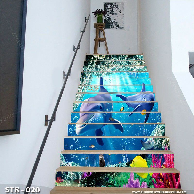 Jual STIKER TANGGA | WALLSTIKER CUSTOM TANGGA | STIKER LANTAI TANGGA ...