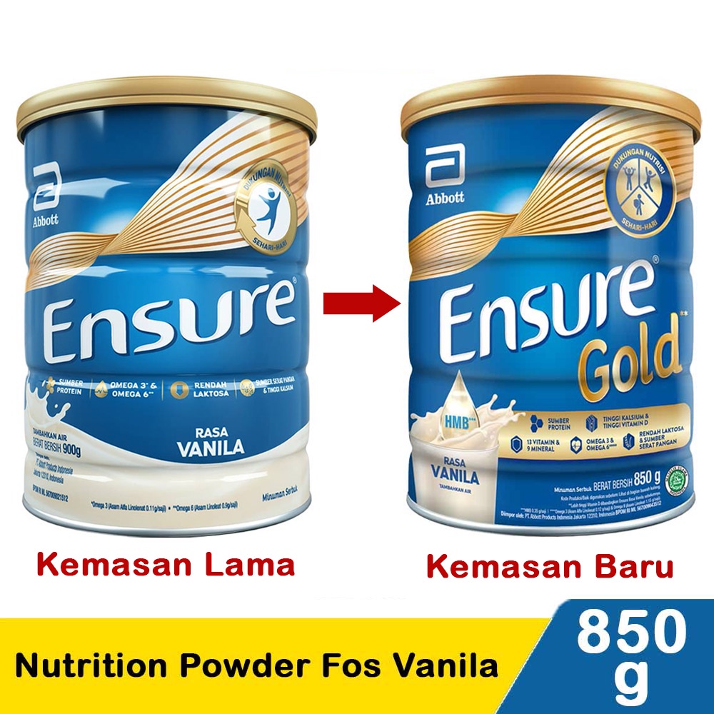 Jual ENSURE 850gr (Susu Khusus Dewasa & Lansia) | Shopee Indonesia