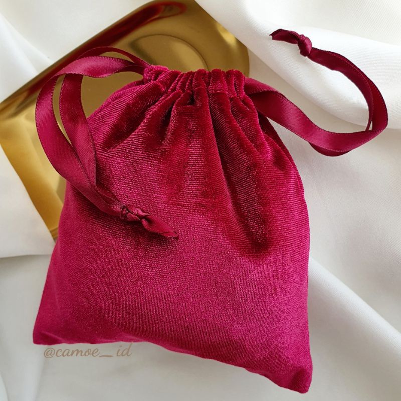 Jual CAMOE - Multipurpose Luxury Drawstring Organizer Pouch Cosmetic ...