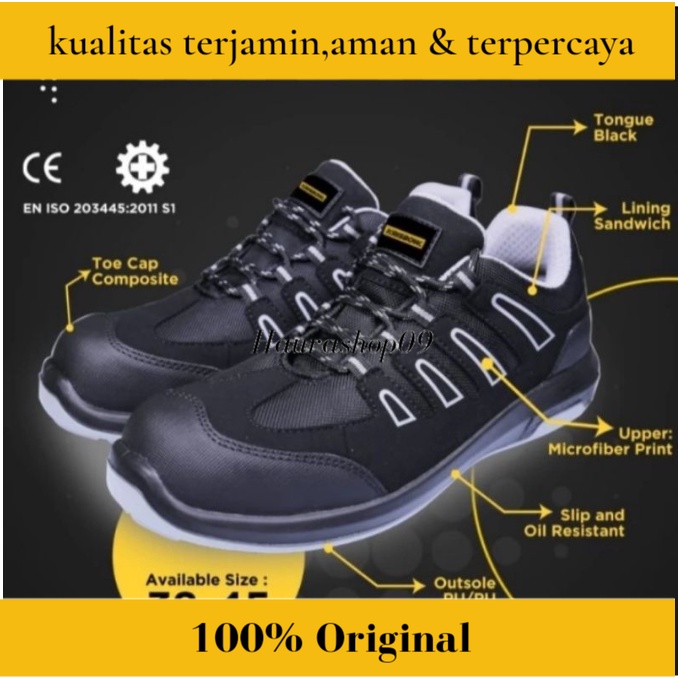 Jual Krisbow Sepatu Safety HYDRA SEPATU PENGAMAN SAFETY SHOES | Shopee ...